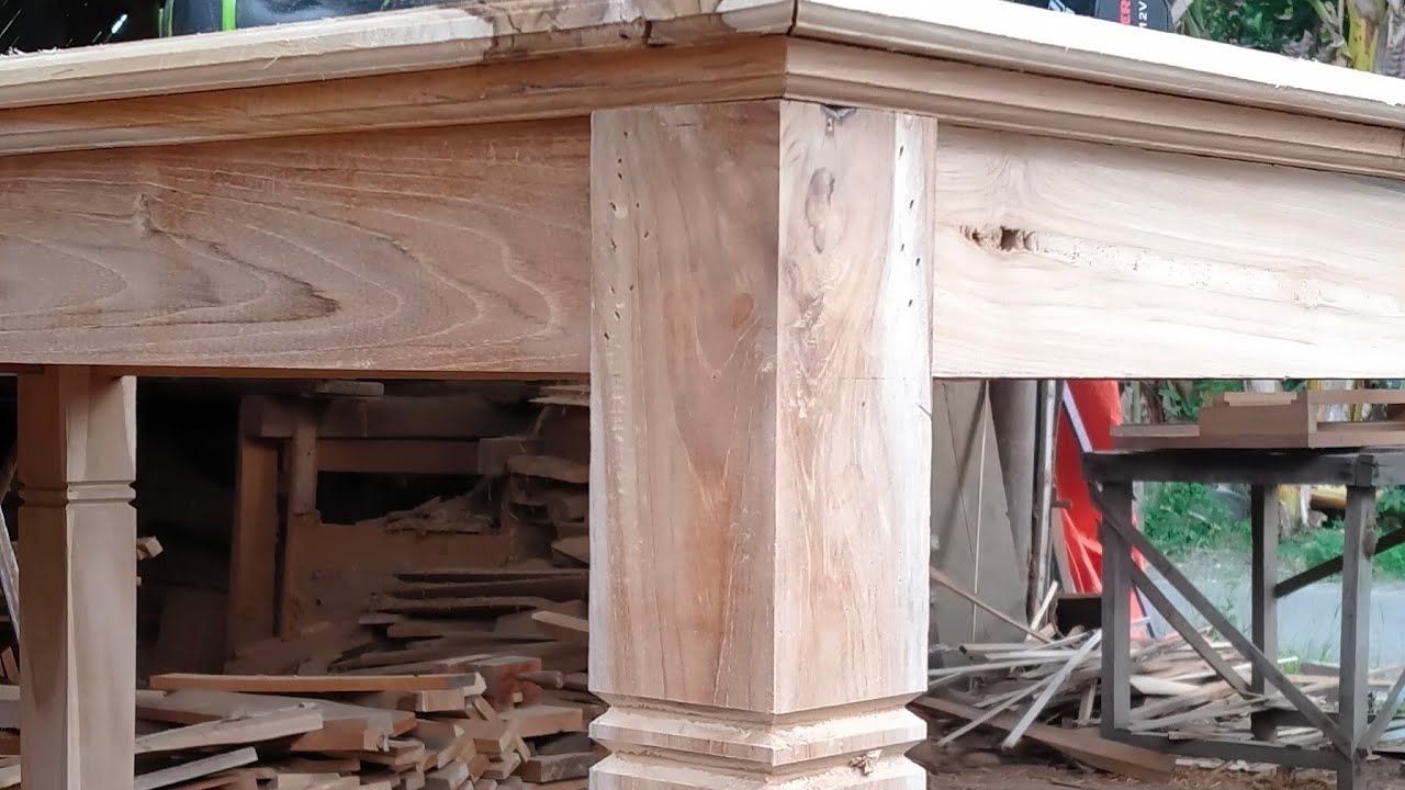 CARA MUDAH membuat meja makan untuk pemula - YouTube