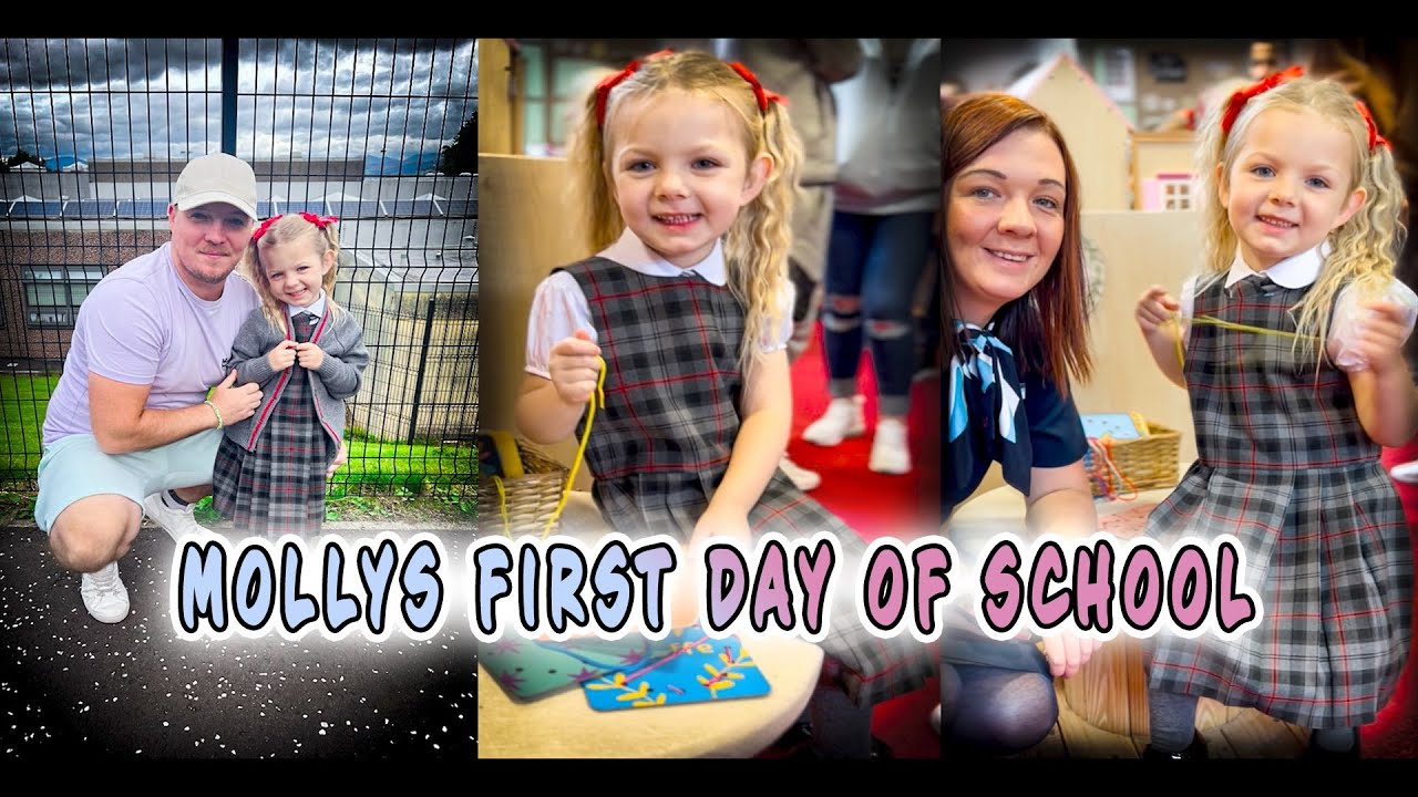 MOLLYS FiRST DAY OF SCHOOL !! #001 - YouTube