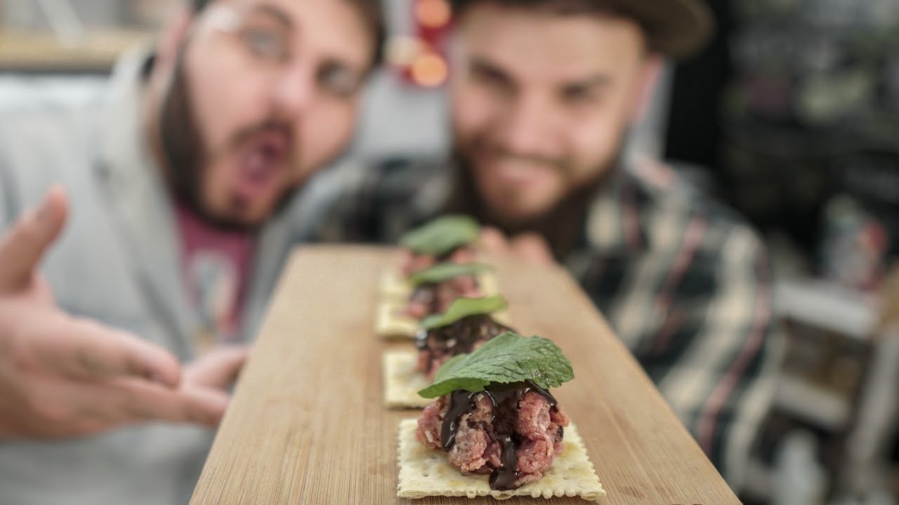 Carne com chocolate? Steak tartare do Gus Lanzetta - Rango do Rafa ...