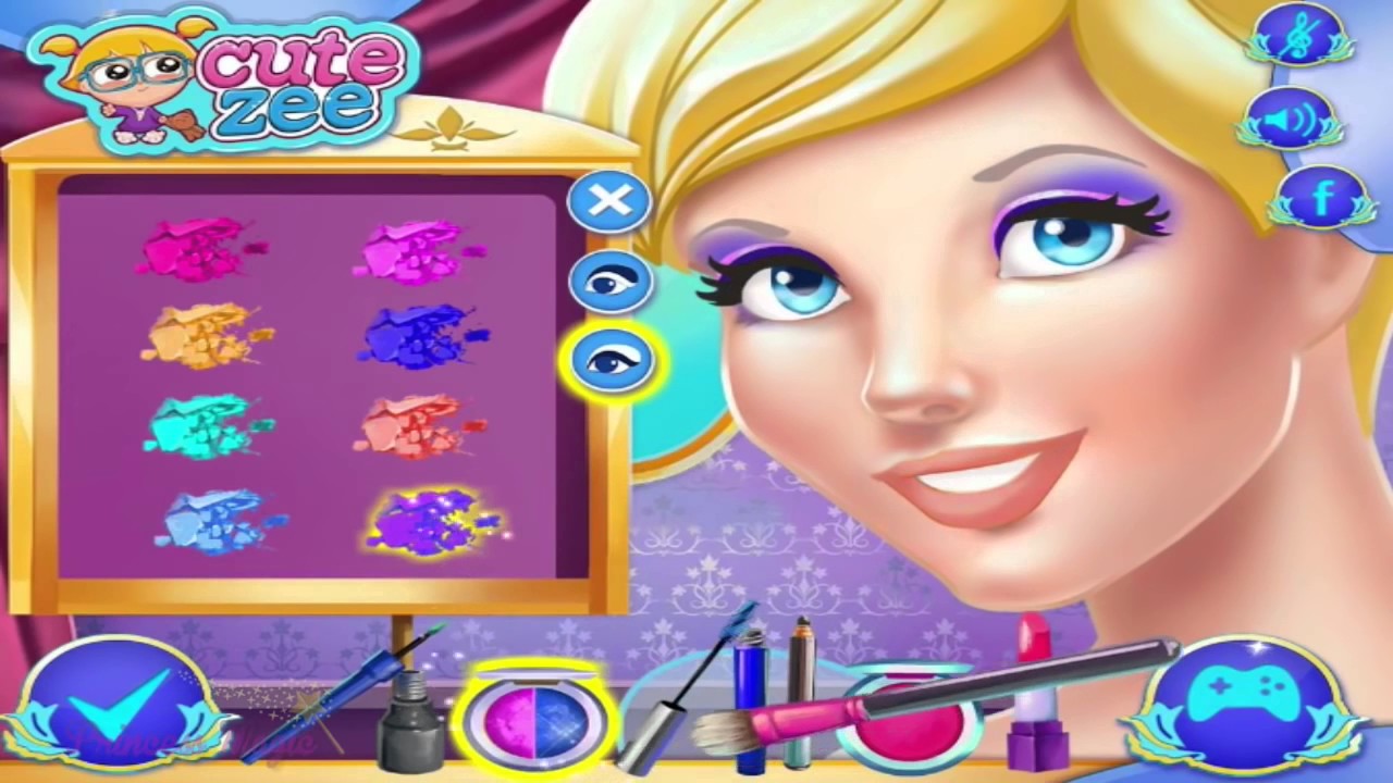 Cinderella's Wedding Makeup Disney Princess Cartoon Games for Girls ...