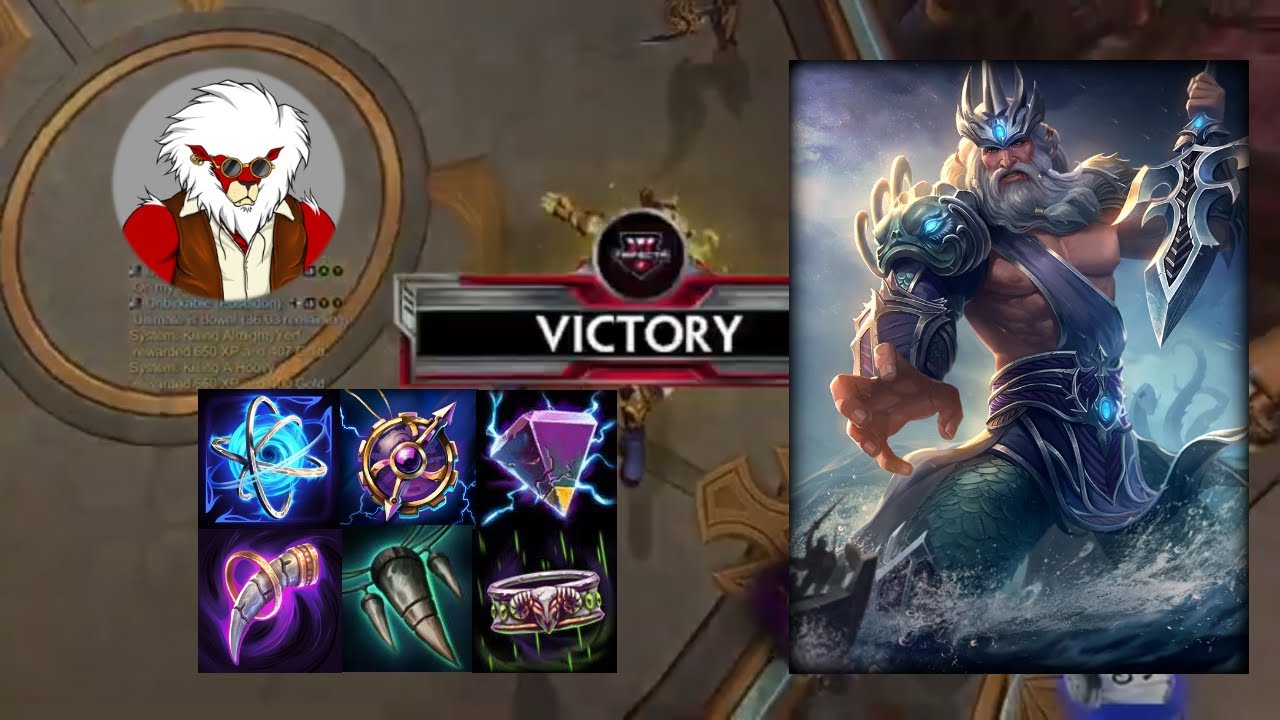 Poseidon Smite Beginner Guide - God Gameplay Guide - YouTube