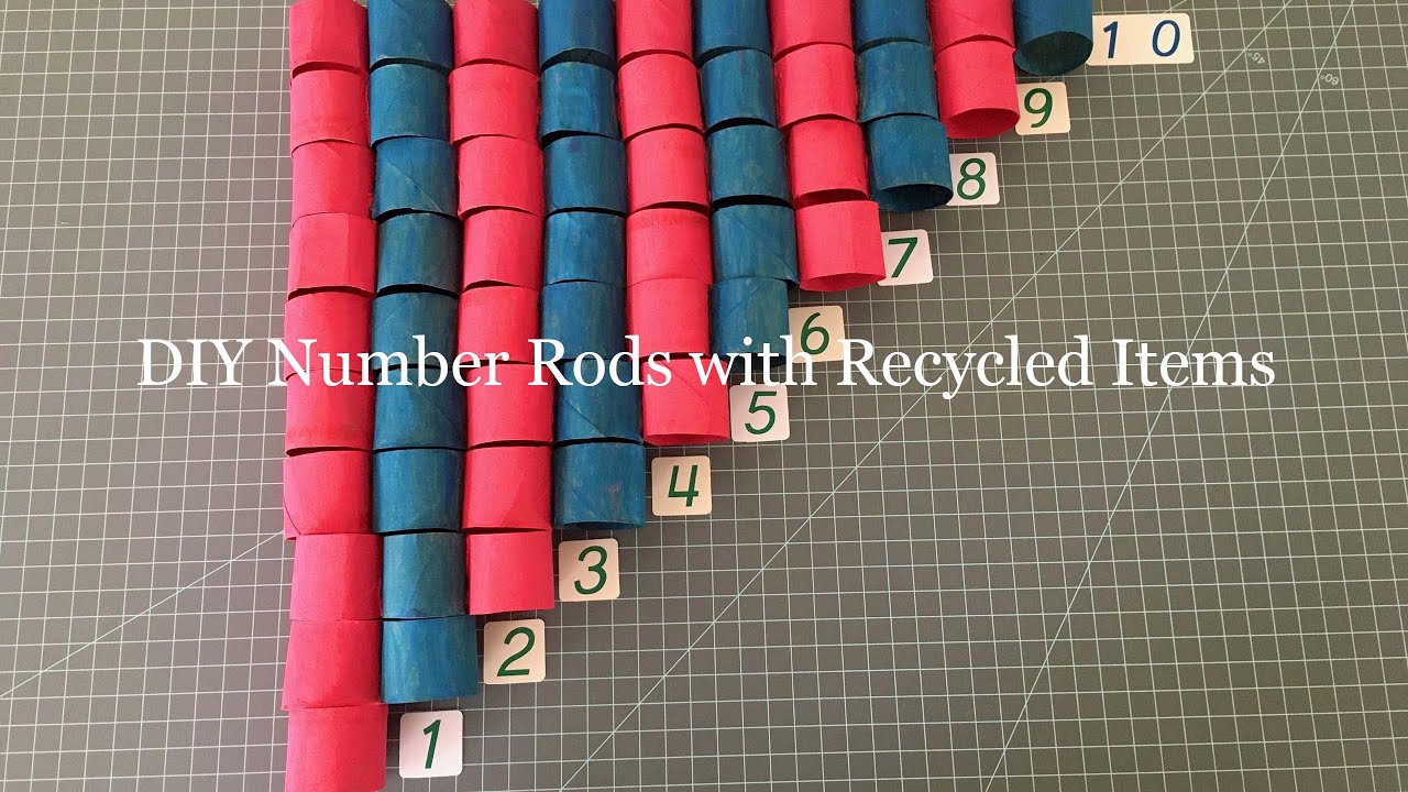 【Montessori at Home①】Homemade Math Material based on Montessori ...