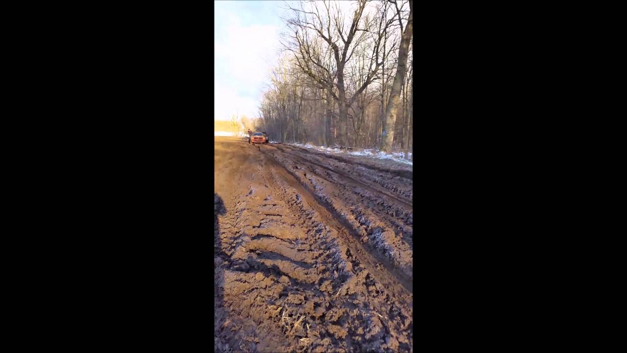 Lifted M1008 cucv pulls stock durango out of mud pit - YouTube