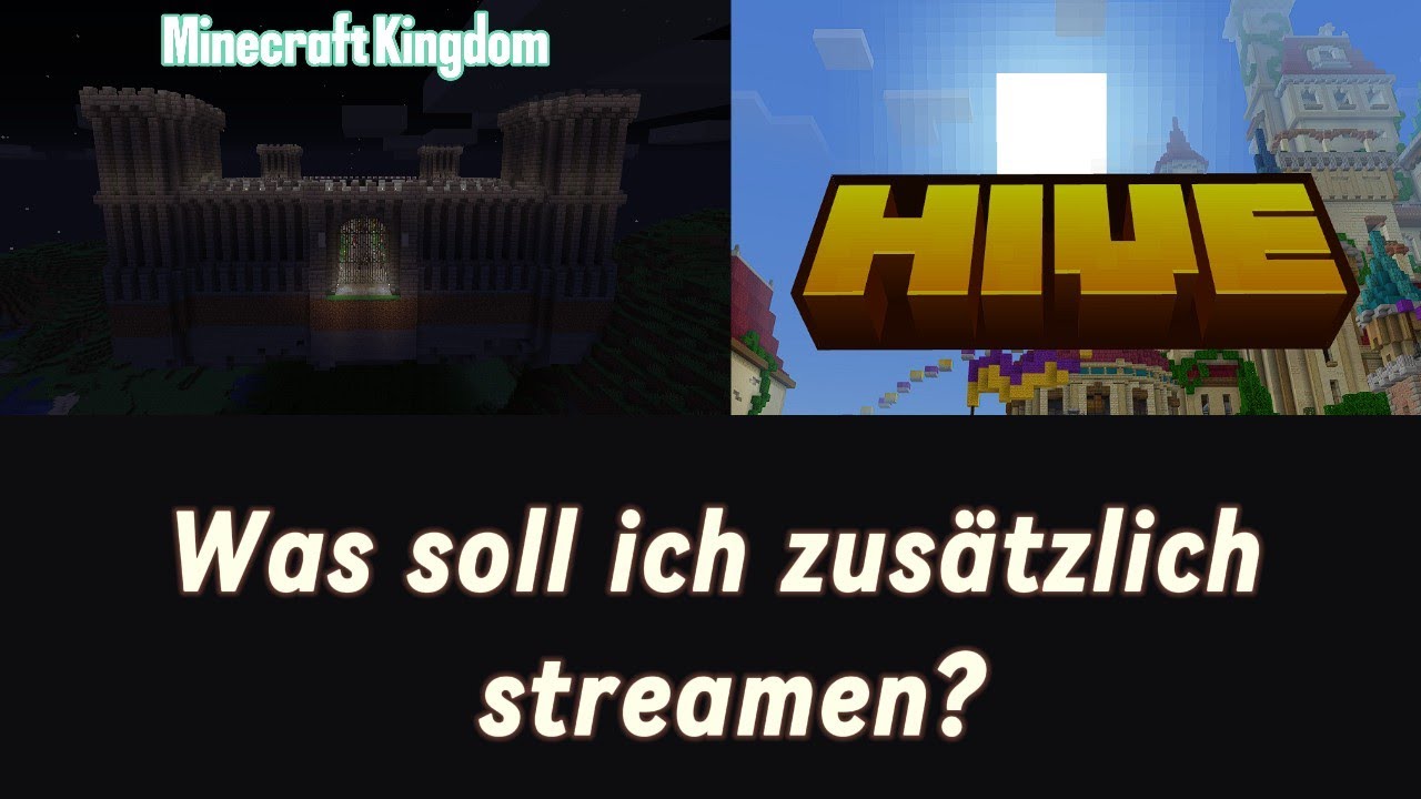 Minecraft auf Hive, Kingdom oder eure Vorschläge - YouTube