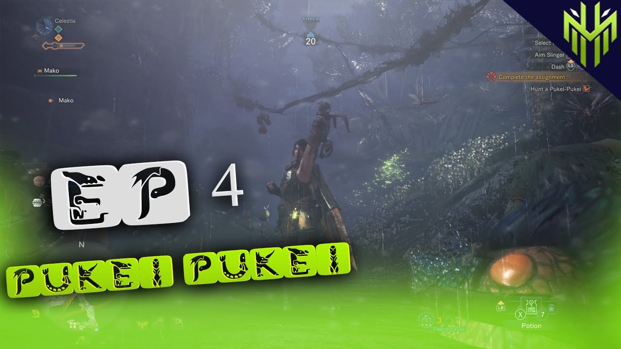 Monster Hunter World Walkthrough: Ep #4: Pukei-Pukei - YouTube