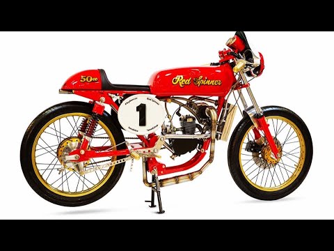 Handbuilt 50cc moped with turbo. - YouTube