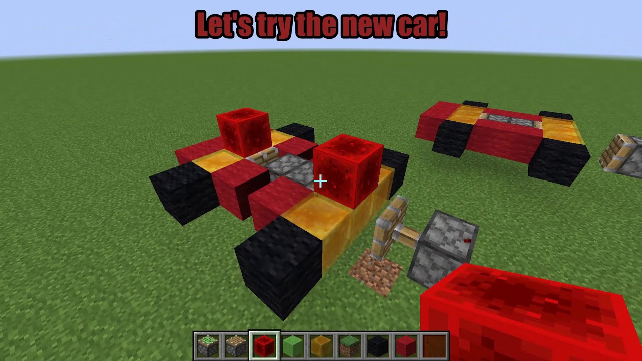 How to Build a Car with HONEY BLOCKS in Minecraft! - Very Easy! - YouTube