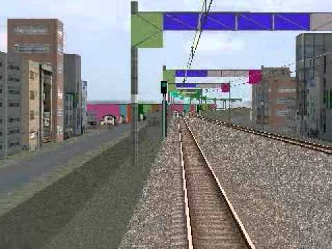 BVE4武蔵野線(舞姫作) 1323E 南浦和→南越谷 - YouTube