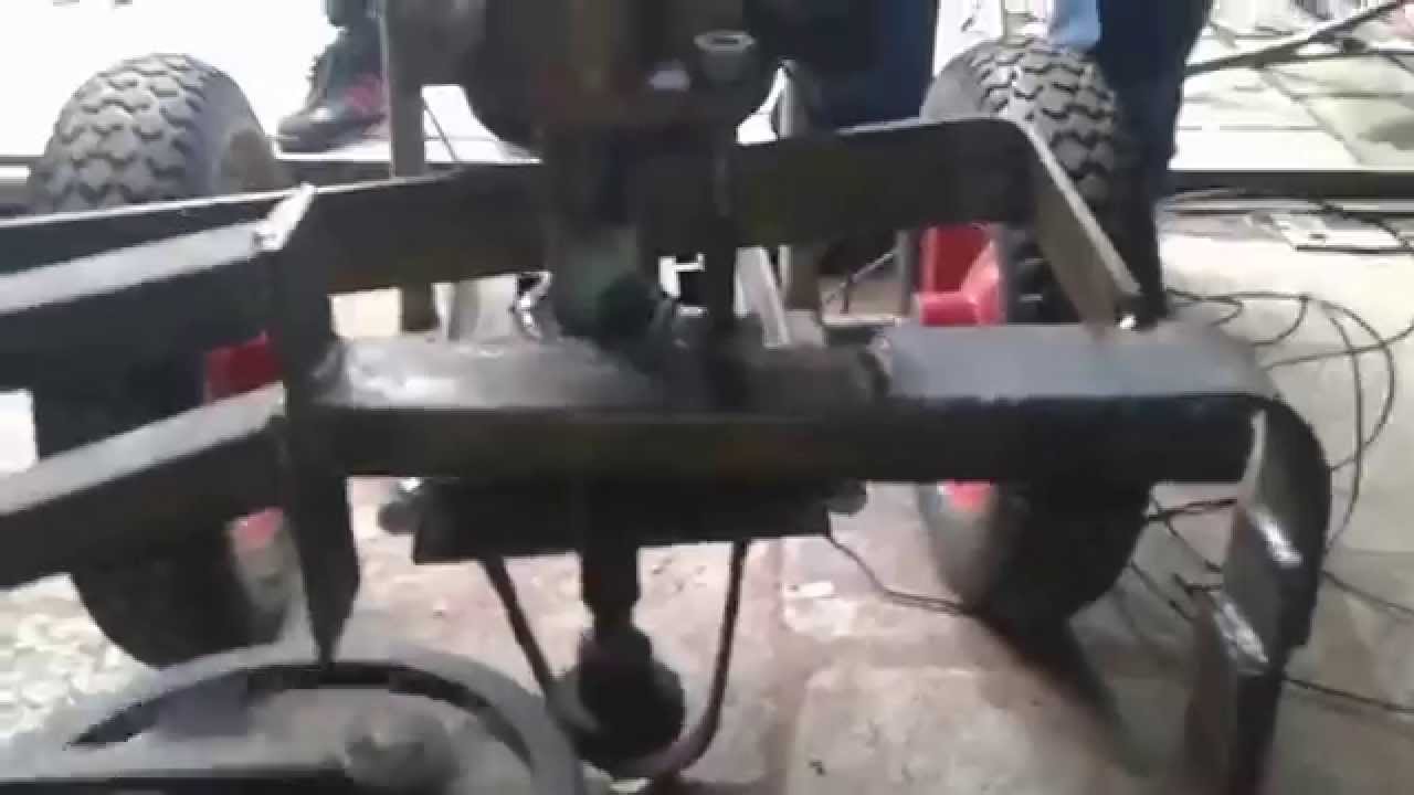 Student project of grass cutter - YouTube