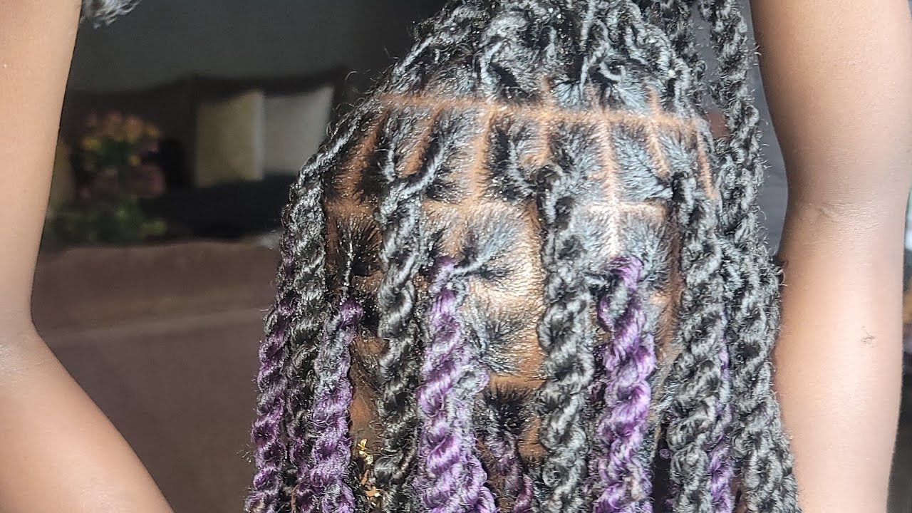Invisible Locs Over Dreadlocks - YouTube
