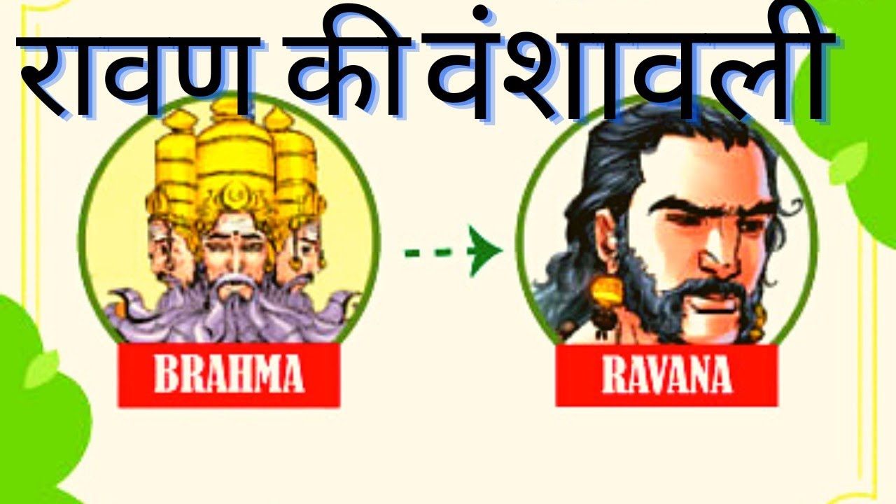 लंकापति रावण की वंशावली।। कितना बड़ा था रावण का परिवार।। Family tree of ...