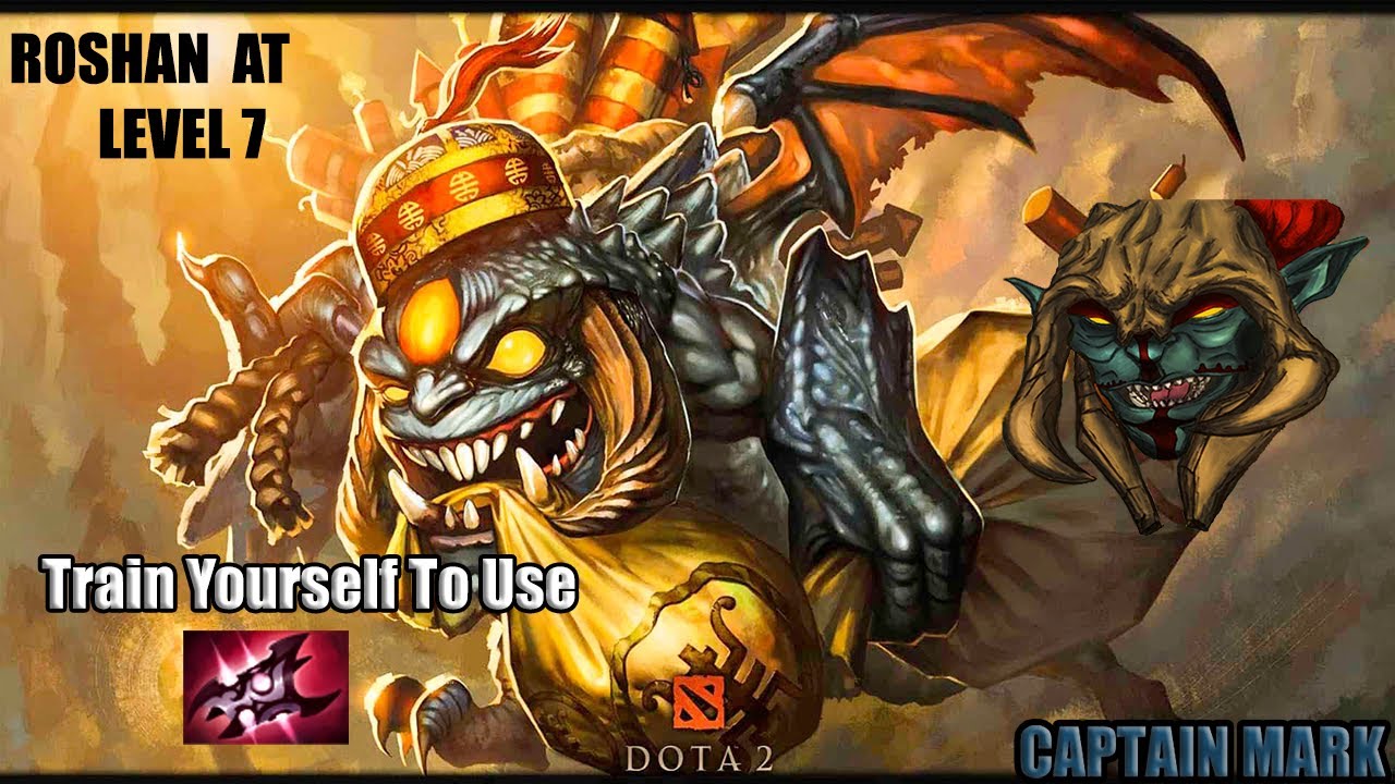 Level 7 Roshan | Solo Roshan by Huskar| 8 min GG | Roshan Plays (Dota 2 ...