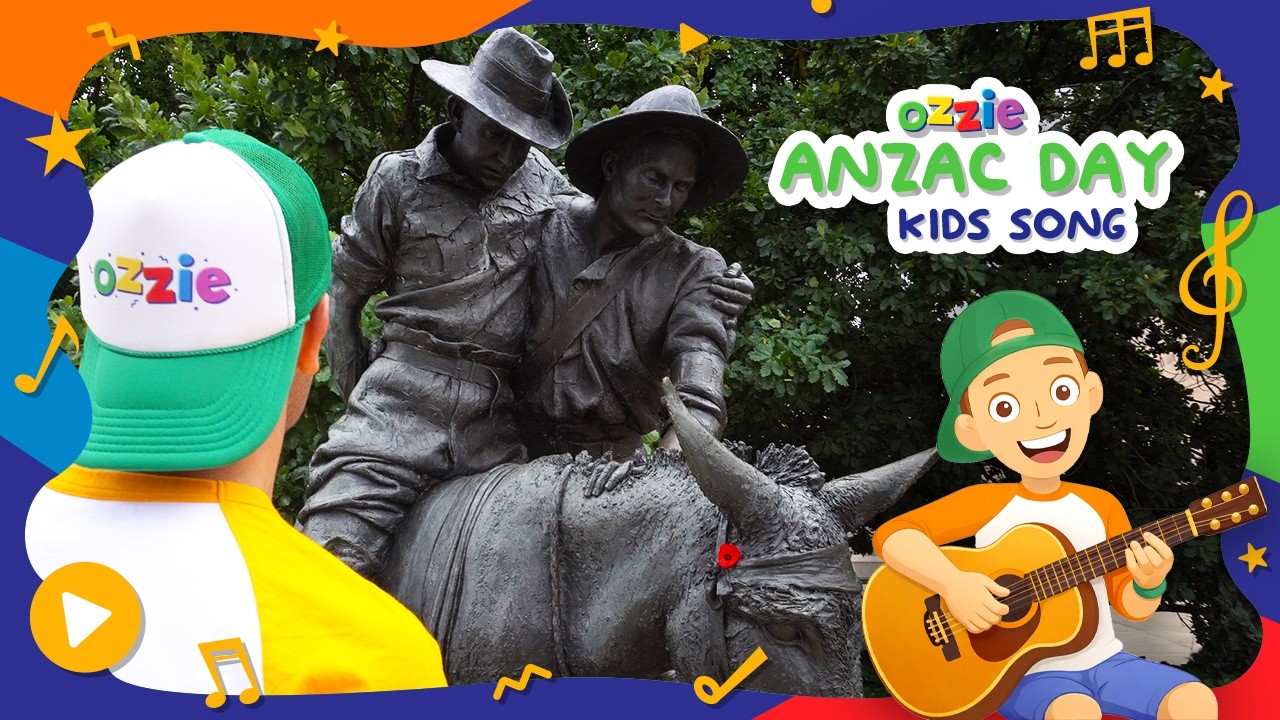 ANZAC Day Song for Kids with Ozzie | Lest We Forget - YouTube