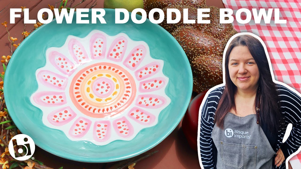 Flower Doodle Bowl - YouTube