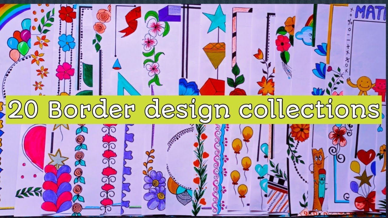 20 BORDER DESIGNS / ART INTEGRATED PROJECT DESIGN /PROJECT WORK DESIGNS ...