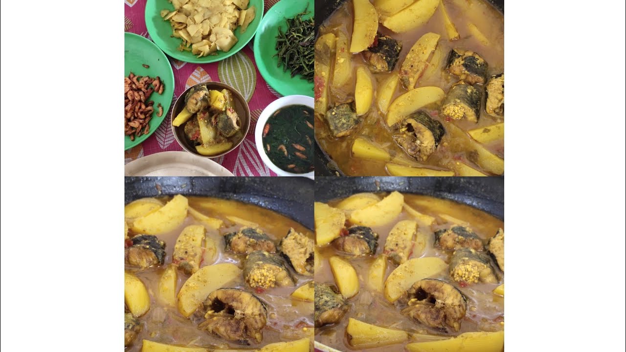 NA BAMI JWNG ALU NWRSING (EEL FISH WITH POTATO & CURRY LEAVES ) VLOG 82 ...