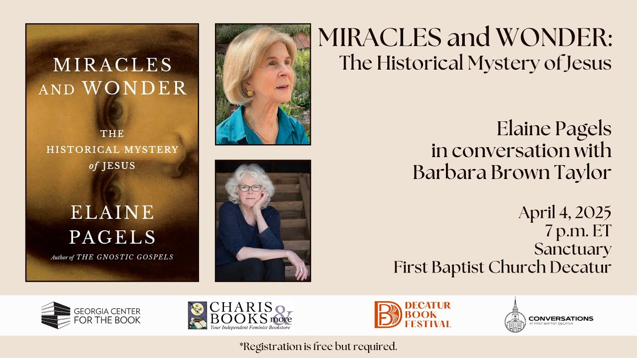 Elaine Pagels in conversation with Barbara Brown Taylor - YouTube