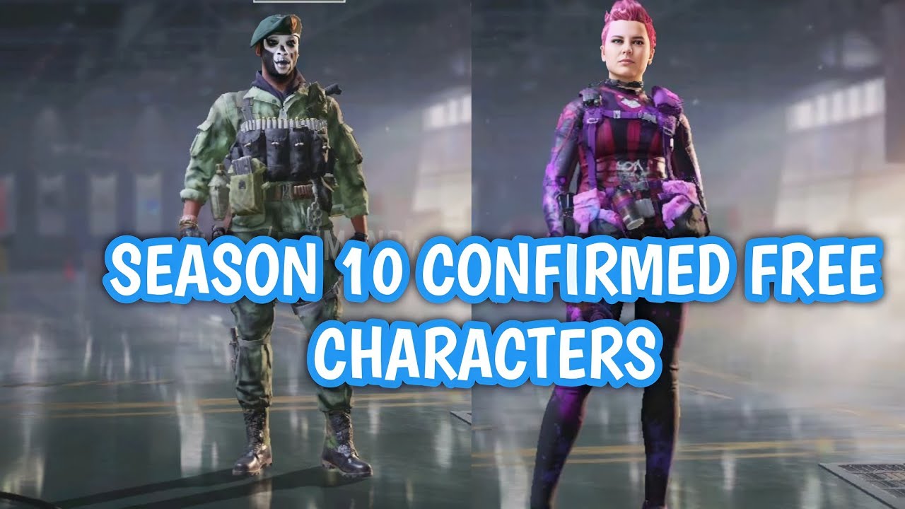 codm Season 10 All Free Confirmed Characters Leaks 2022 - YouTube