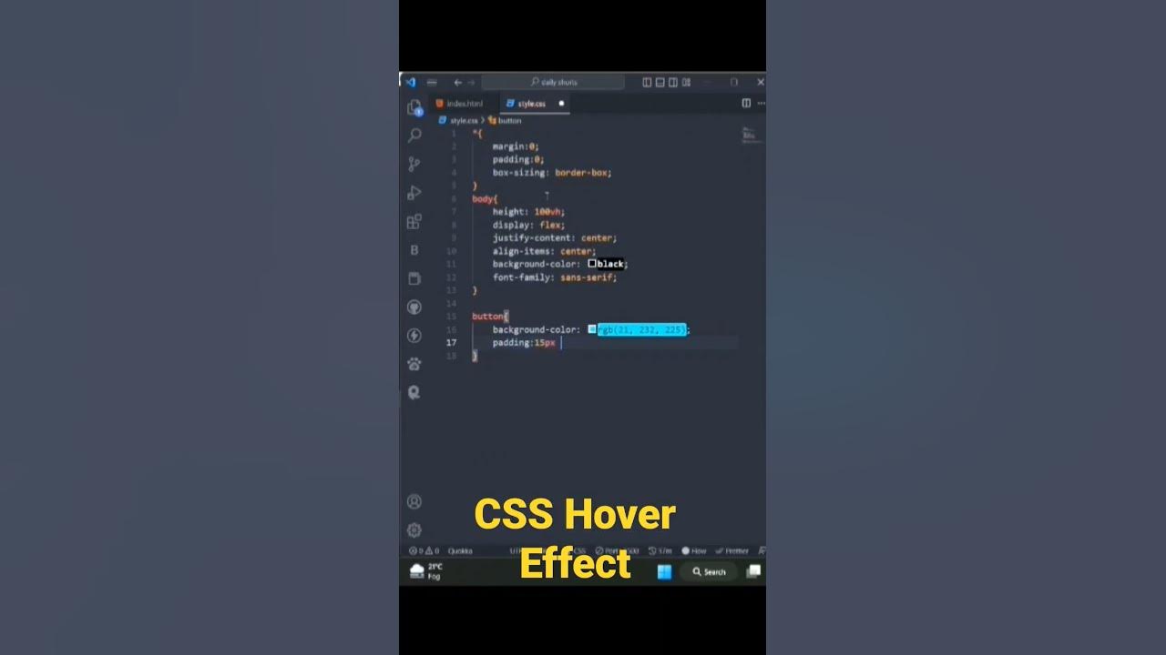 Css Hover Effect Shadow 4k 4 Css Csshovereffect Scitechcsworld8352 Shorts Youtube