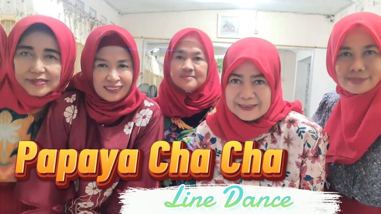 Papaya Cha Cha Line Dance // Demo by TUESDAY Class - YouTube