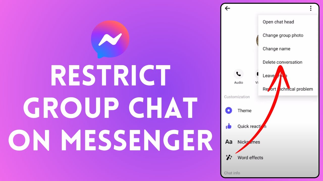 How to Restrict Group Chat on Messenger (2024) | Messenger Tutorial ...