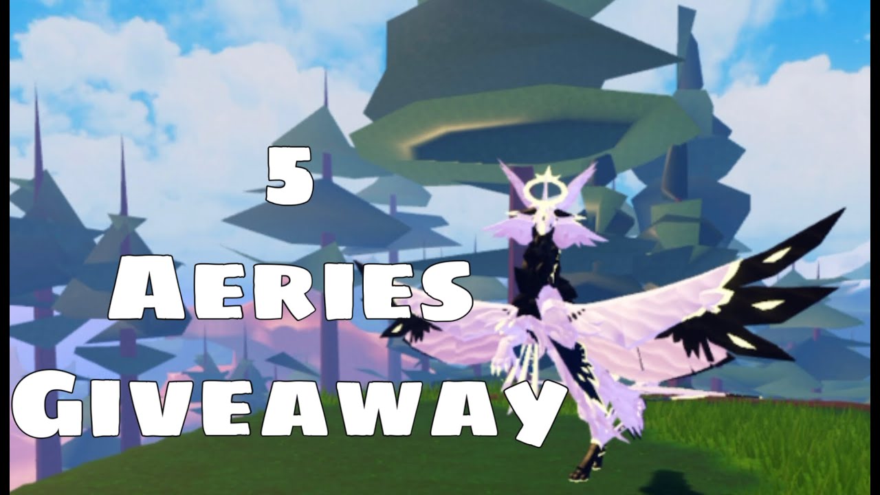 [Closed] 5 Aeries Giveaway! Creatures of sonaria - YouTube