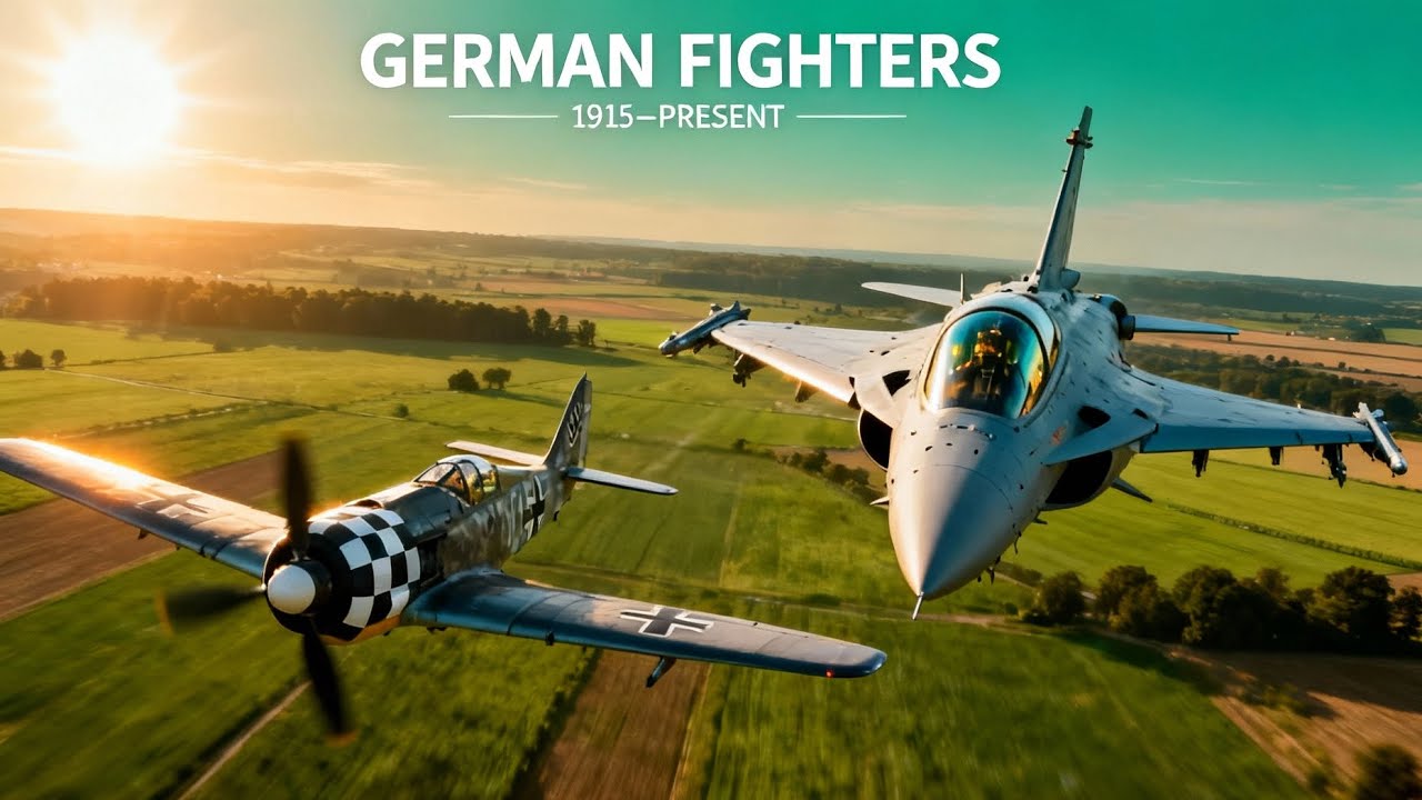 German Fighters Evolution (1915–Present) | Fokker, Messerschmitt, Focke ...
