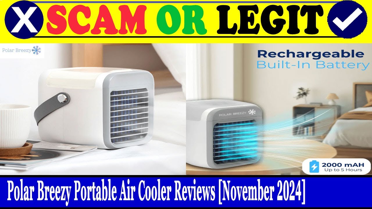 Polar Breezy Portable Air Cooler Reviews - Is This An Authentic Or A ...