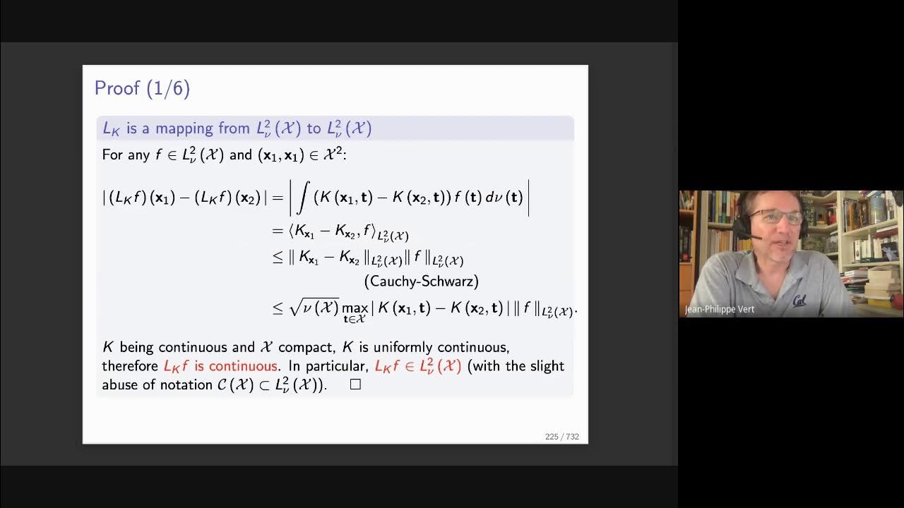 Lecture 11b of kernel methods: Mercer kernels - YouTube
