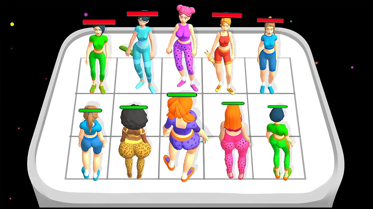 TWERK BATTLE : Merge Girls 3D ⭐ Merge Simulator Battles - YouTube