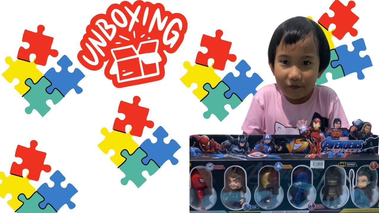 Unboxing mainan avenger !!! - YouTube