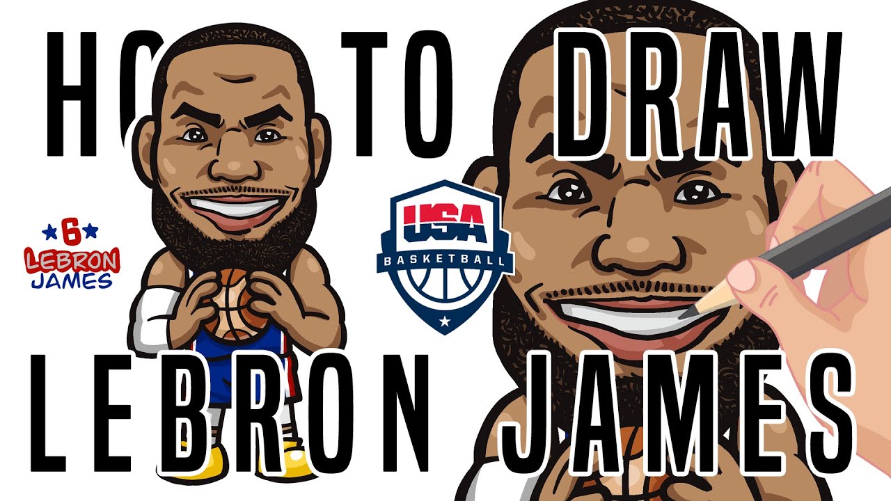 🏀HOW TO DRAW NBA PLAYER/Lebron James/Lakers/procreate painting/~🏀# ...