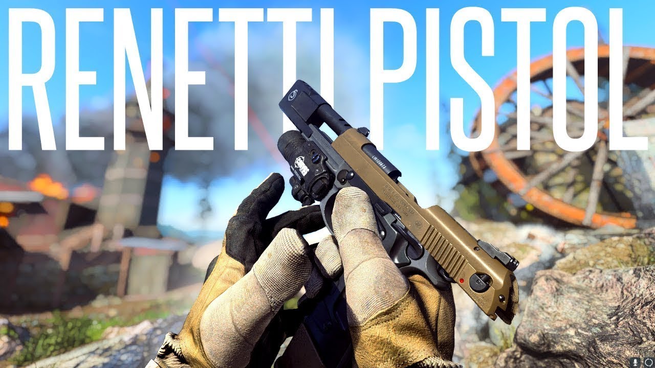 CoD Modern Warfare- using the new OP Renetti pistol - YouTube