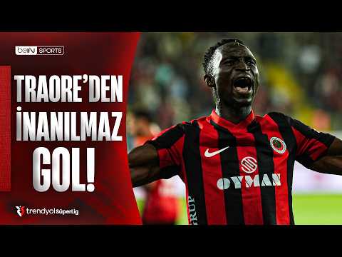 Adama Traore'den Uzak Köşeye Harika gol! | Gençlerbirliği - Erzurumspor | Trendyol Süper Lig
