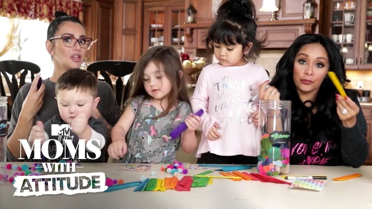 Snooki & JWoww Teach Their Daughters To Be Badass | Moms with Attitude ...