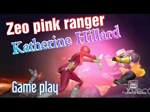 Power rangers legacy war//Zeo pink ranger Katherine Hillard Game play ...