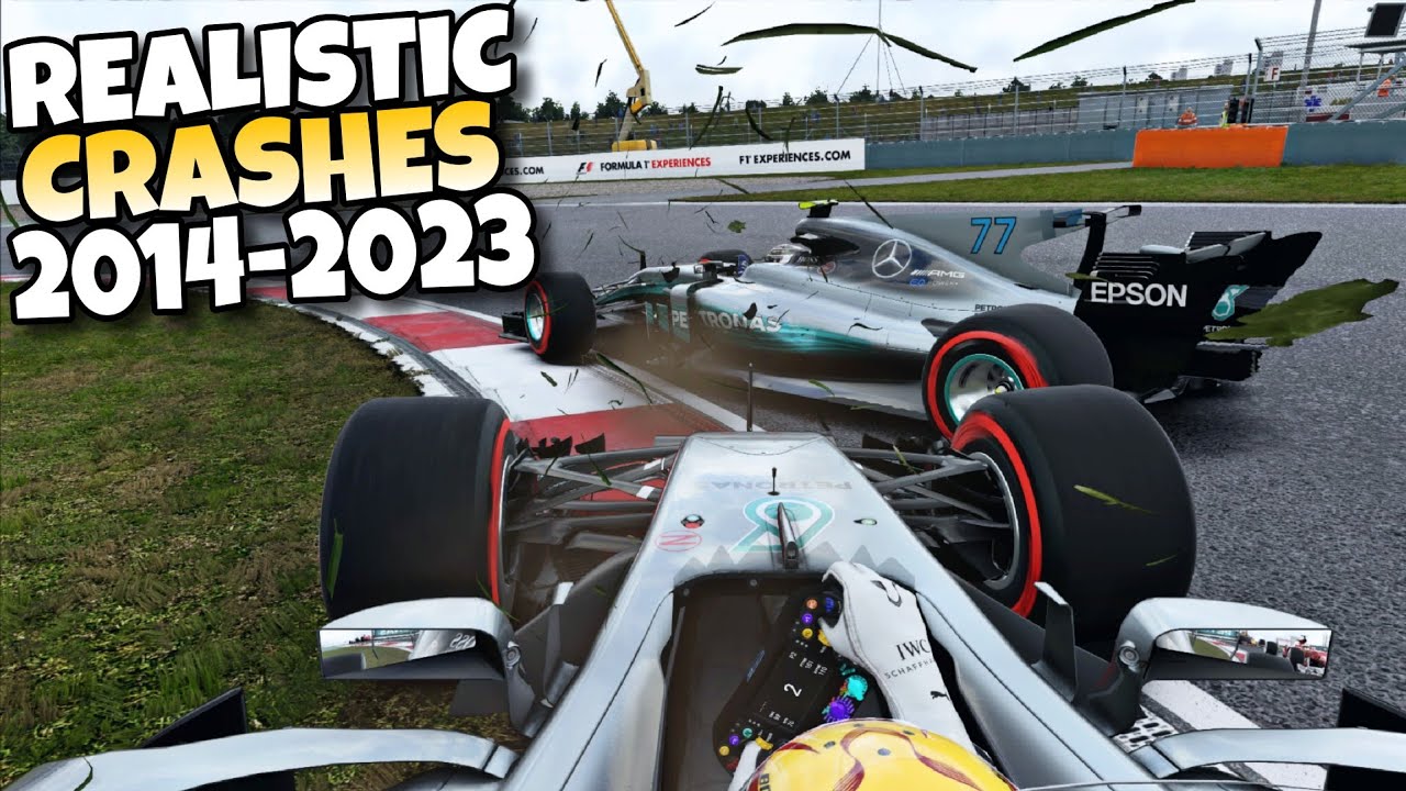 F1 REALISTIC CRASHES 2014 - 2023 #13 - YouTube