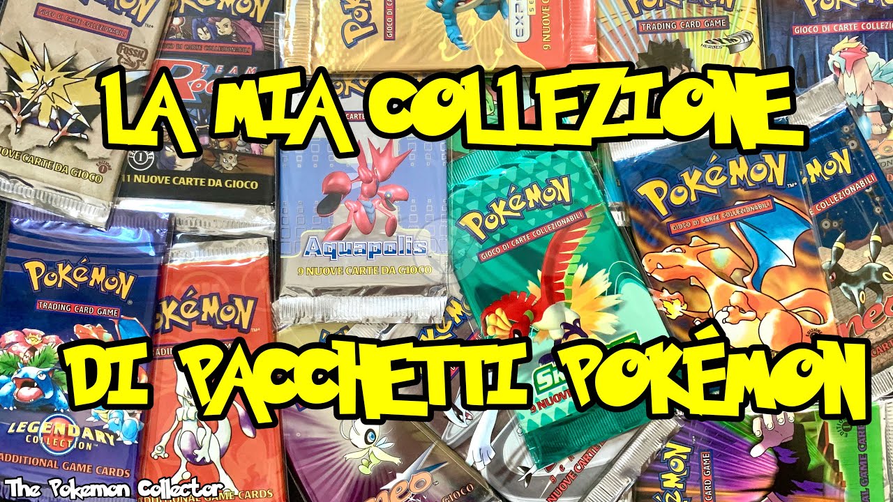 LA MIA COLLEZIONE DI PACCHETTI POKEMON - Pack Sigillati Italiani - The ...