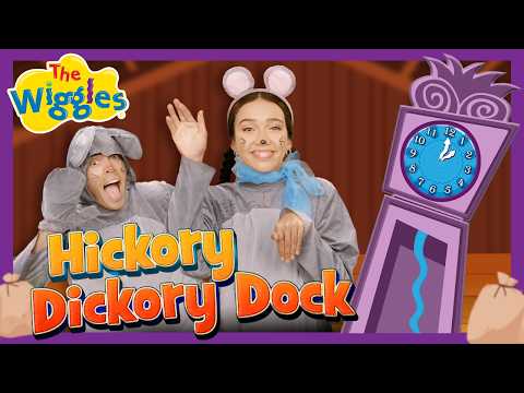 Hickory Dickory Dock 🐁 Children's Nursery Rhyme 🕰️ Learn to Count with The Wiggles