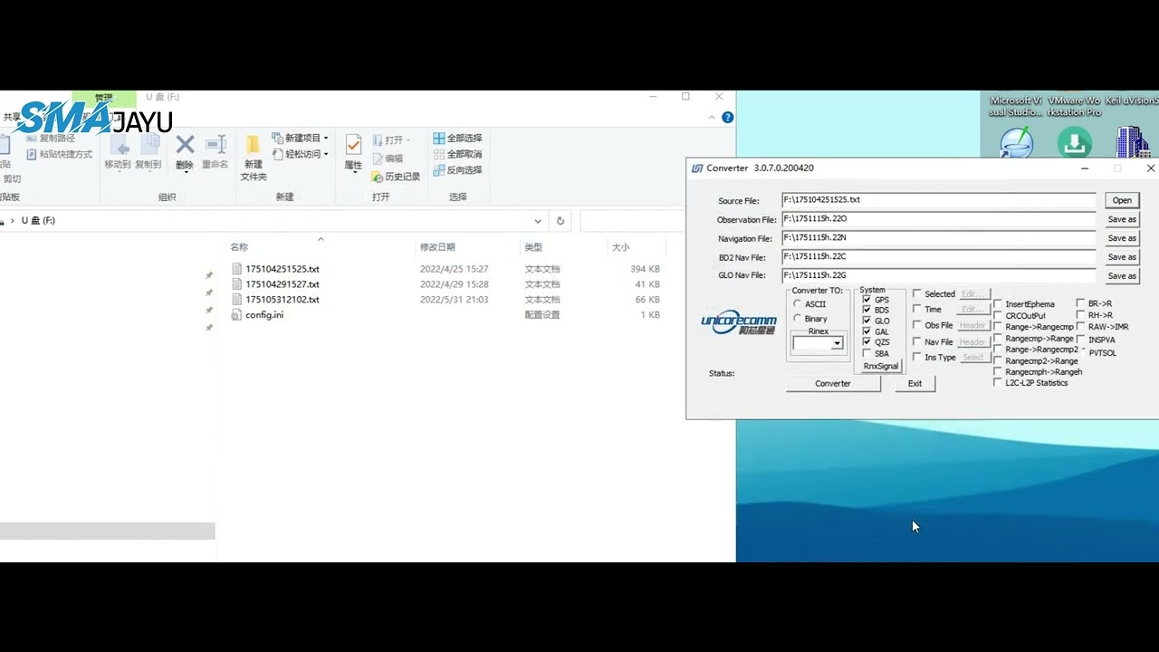 R26 convert raw data from static measurement to renix - YouTube