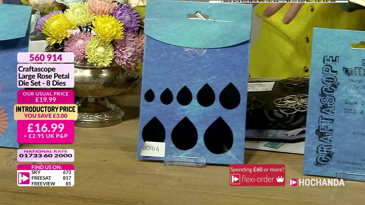 Craftascope Floral Stamp and Die collection launch show with Kathryn ...