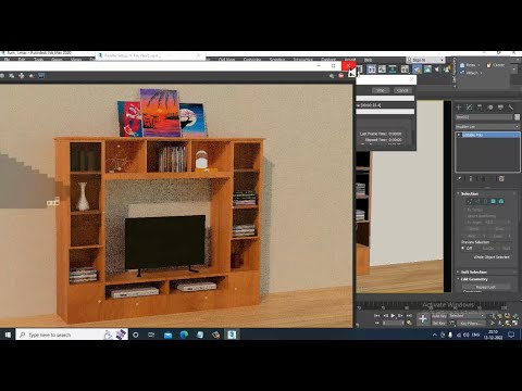 3DsMax Tutorials, Learn 3D Modeling and Texturing a TV Unit from Scratch in 3dsmax ( Part 7 ...