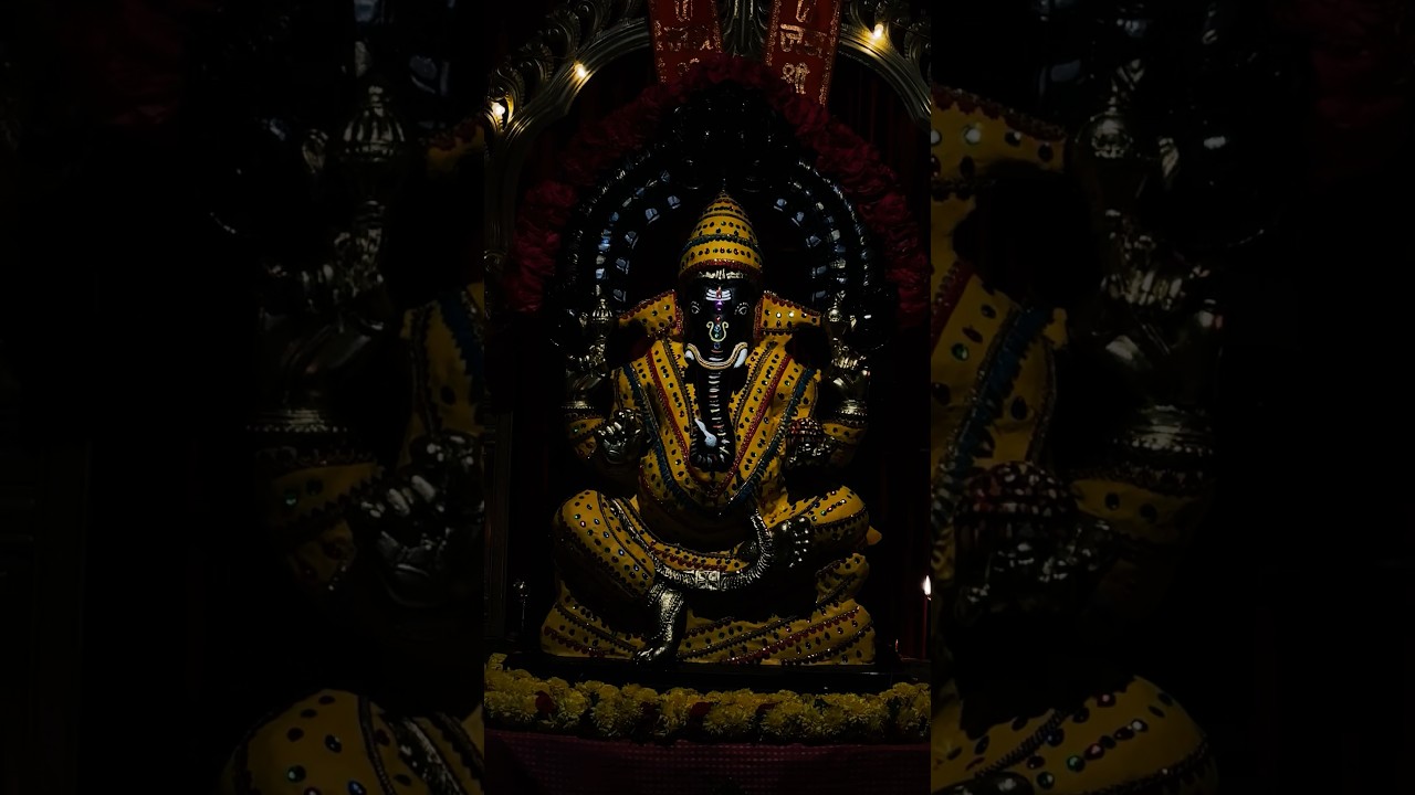 Maha Ganapathy Harindra (turmeric)alankara seva Sri basaveshwara ...