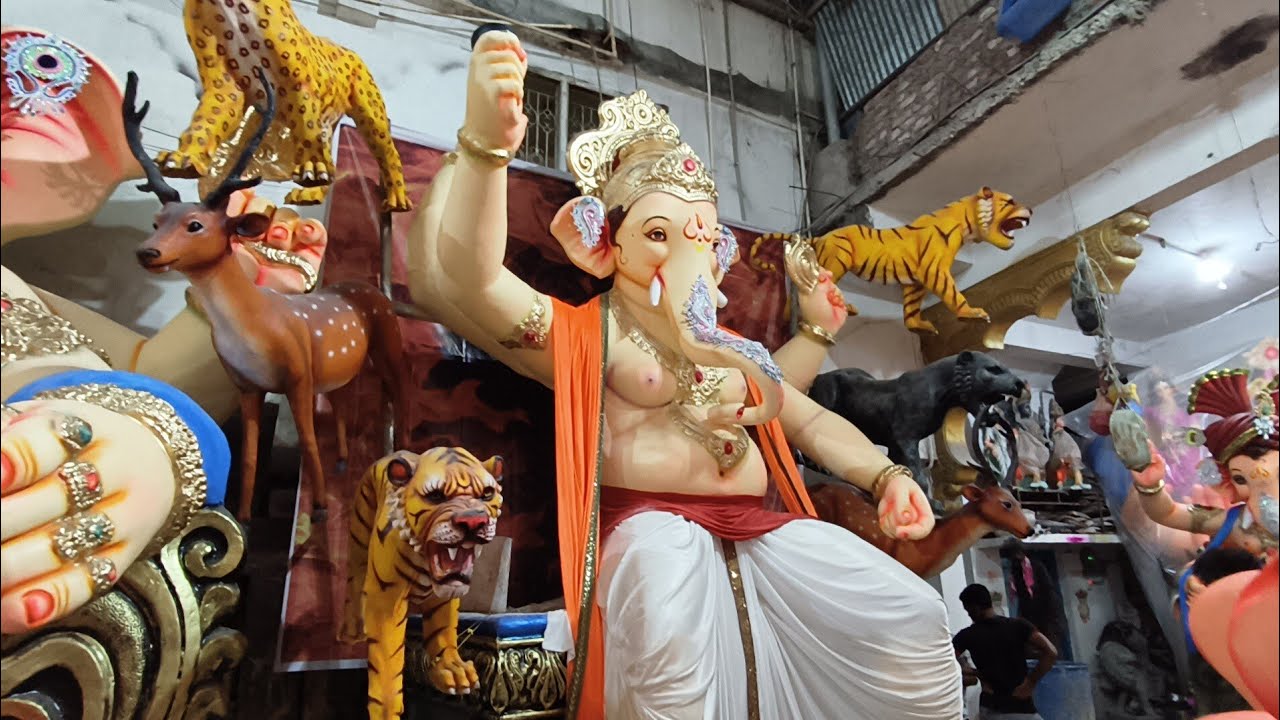 RRR Ganesh - #DhoolpetGanesh |Dhoolpet Ganesh Making| #BigGanesh # ...