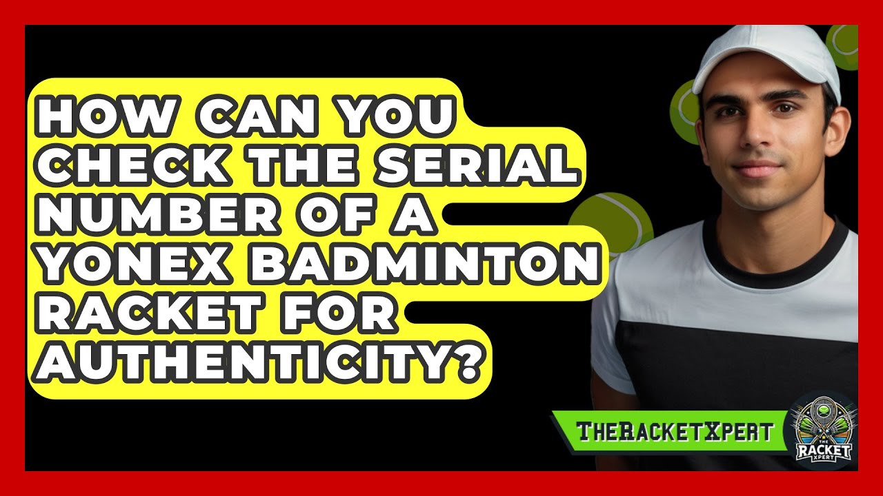 How Can You Check the Serial Number of a Yonex Badminton Racket for ...