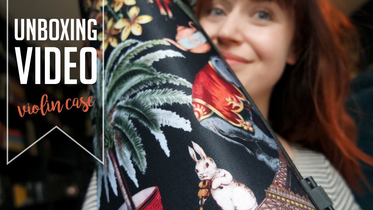 Unboxing an ALICE IN WONDERLAND themed violin case! - YouTube