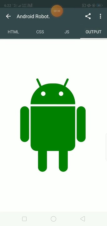 Android Robot Using Html And Css Codes Dlearner2498 Youtube