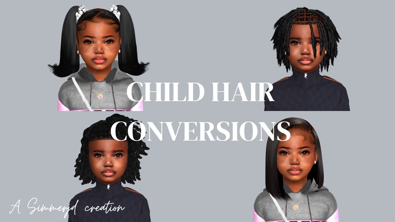 Sims 4 Kids Hair CC | Sims 4 Kid CC | Sims 4 CC | Sims 4 Hair CC | Sims ...