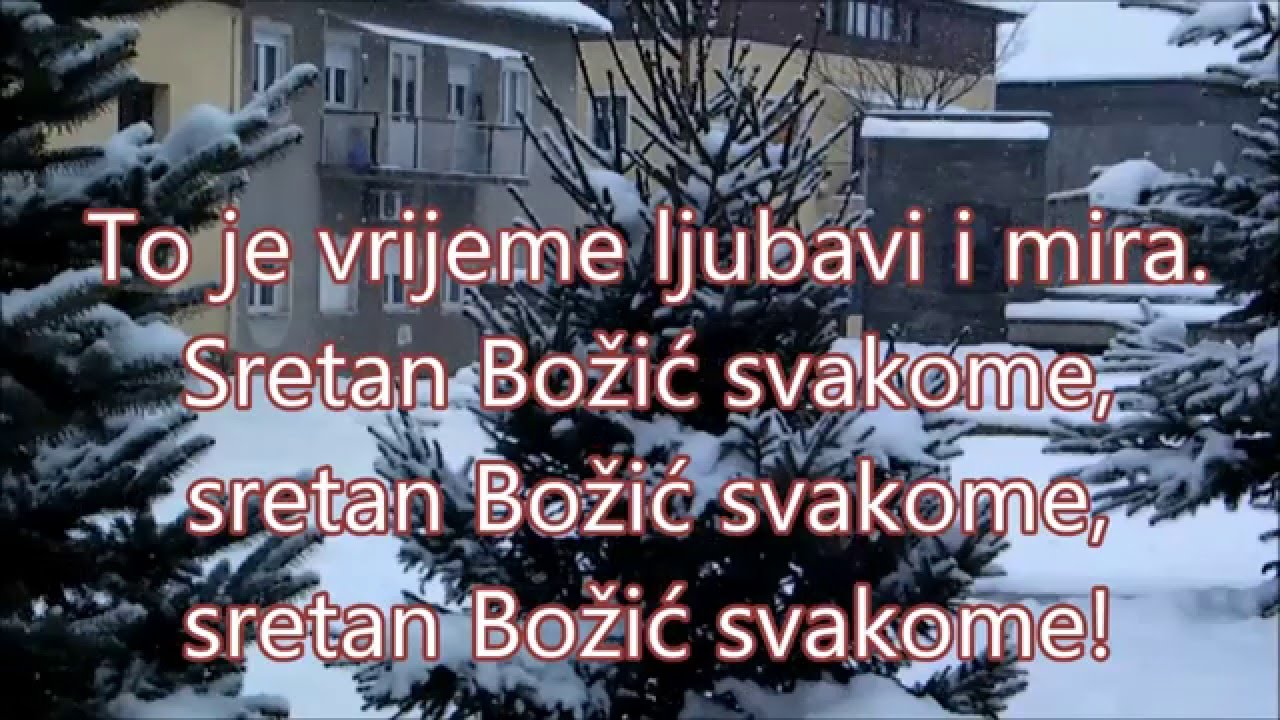 Snijeg svud pada, karaoke - YouTube