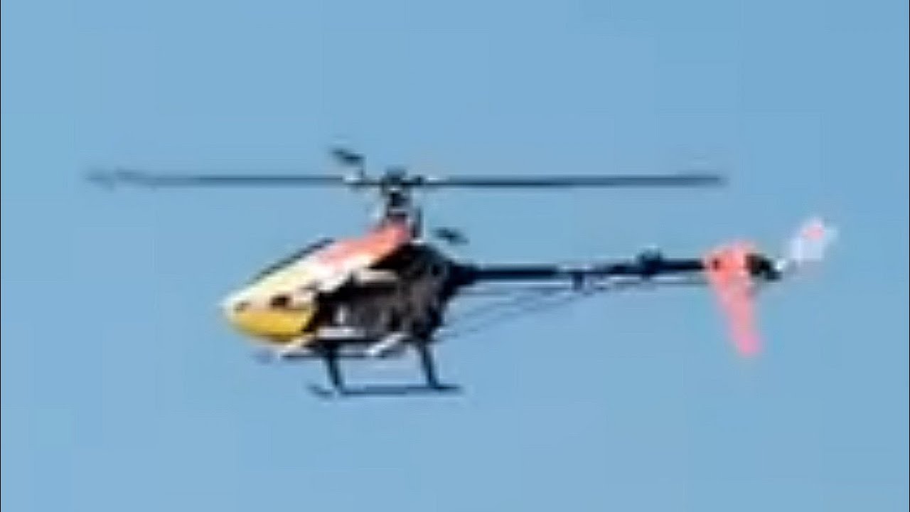 RC HELICOPTER T-REX 550E / Operator: Davide - YouTube